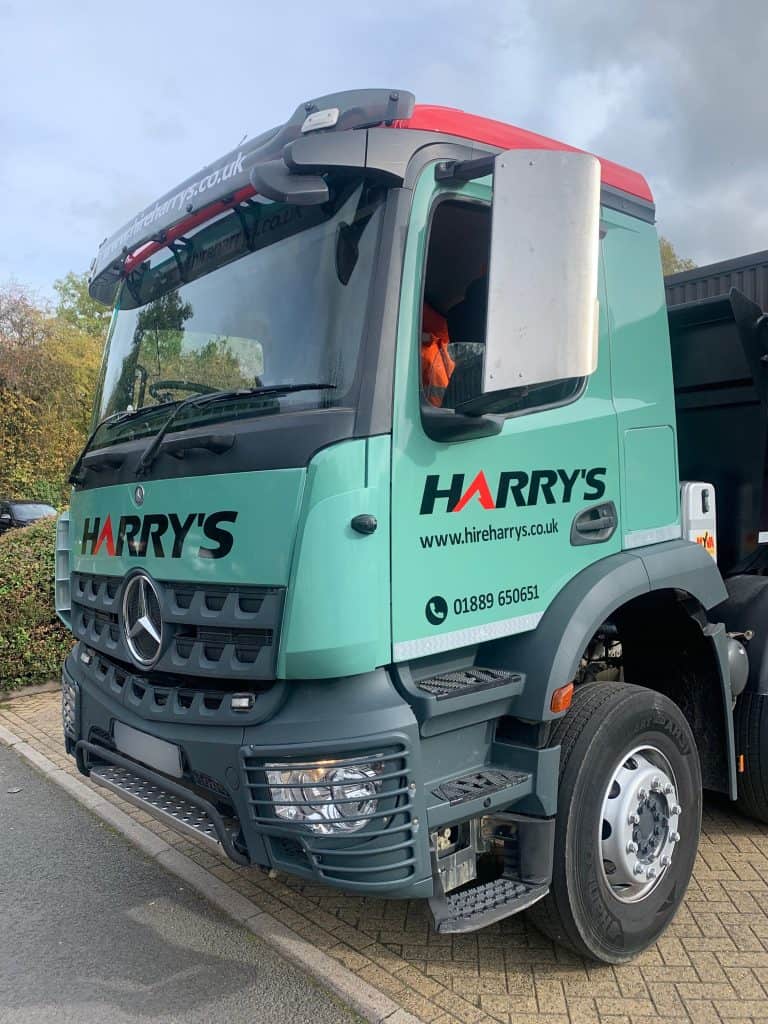 Hire Harrys Tipper Truck Wrap - CJ Signs